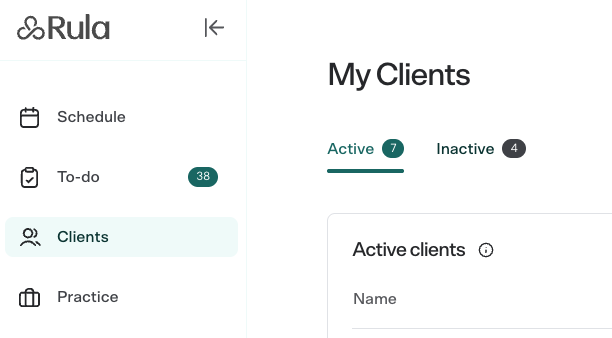 Viewing your patient roster in the Rula provider portal – Rula NP