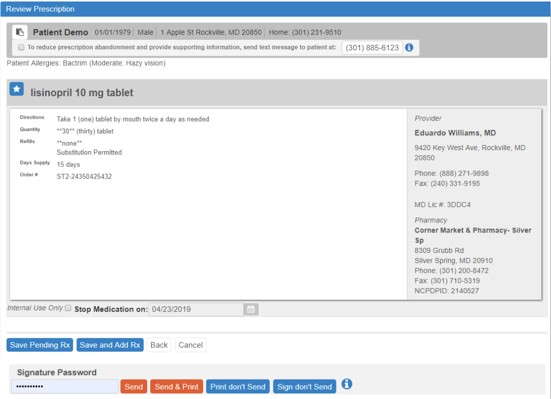 Sending prescriptions through DrFirst – Rula NP