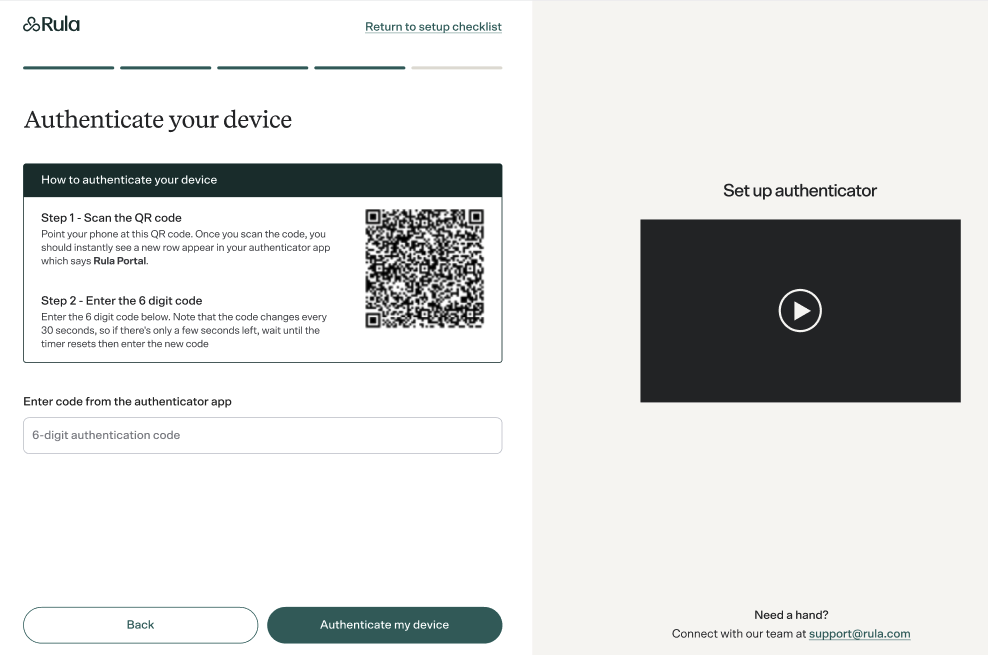 Setting up your Rula provider portal account – Rula NP